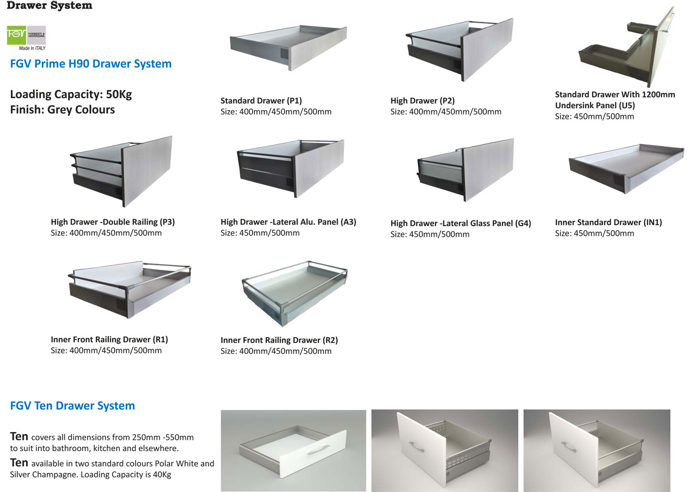 Drawer System - FGV